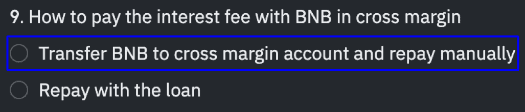 Binance Margin Quiz Answers (Updated in November 2025)